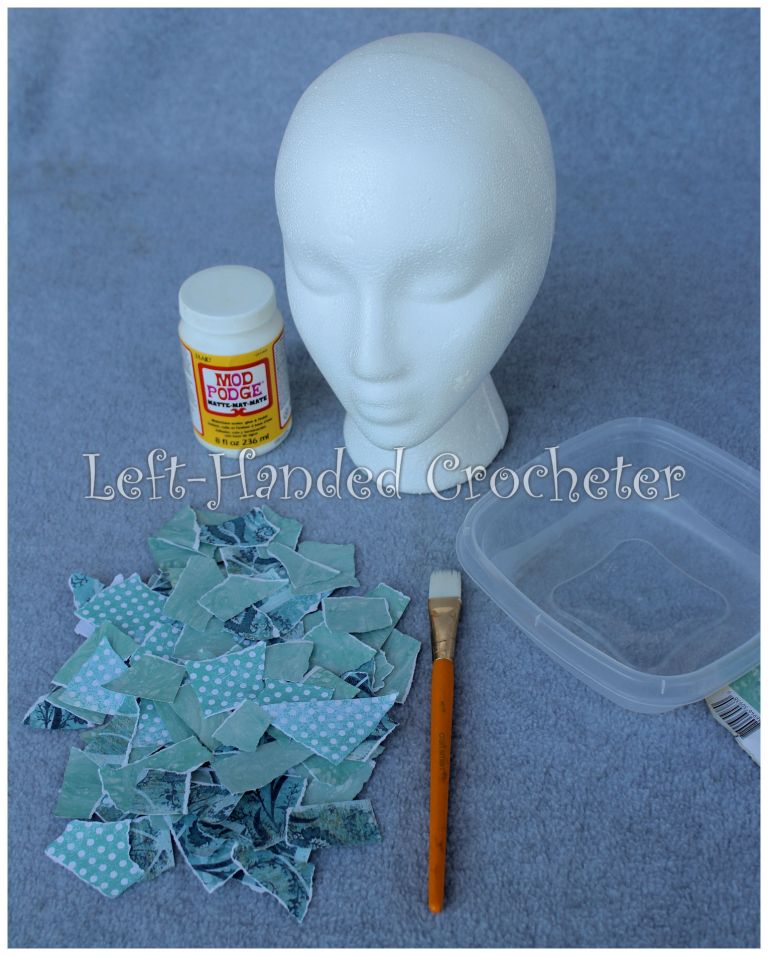 Decorating Mannequin Heads